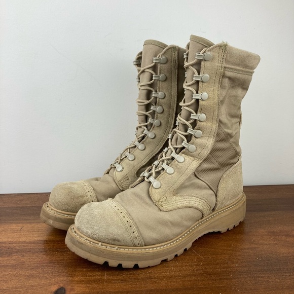 Corcoran | Shoes | Corcoran Leather Military Boots Vibram Combat Army ...